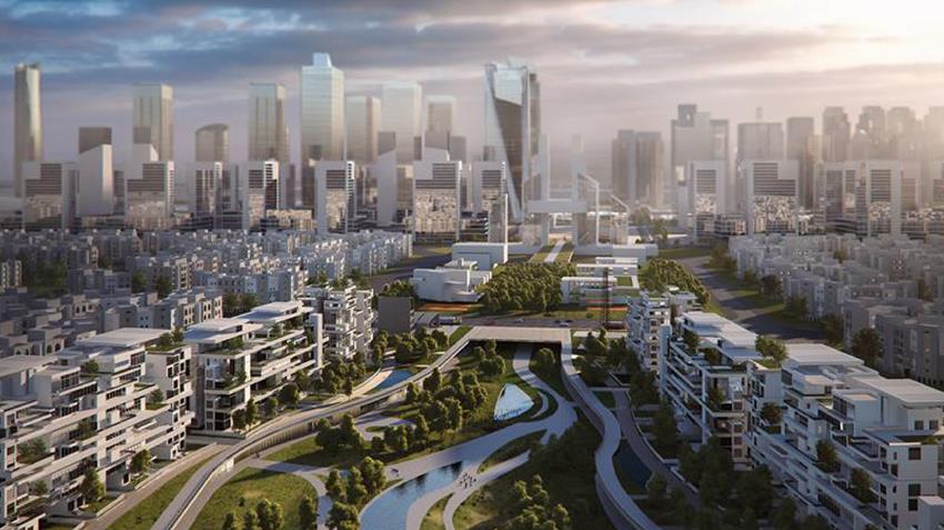 وضح حجر أساس المرحلة الأولى من العاصمة الإدارية الجديدة