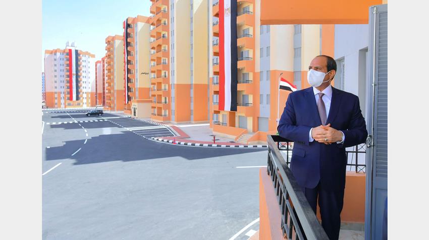 President El-Sisi Opens Al-Asmarat 3 Project among Several Housing ...