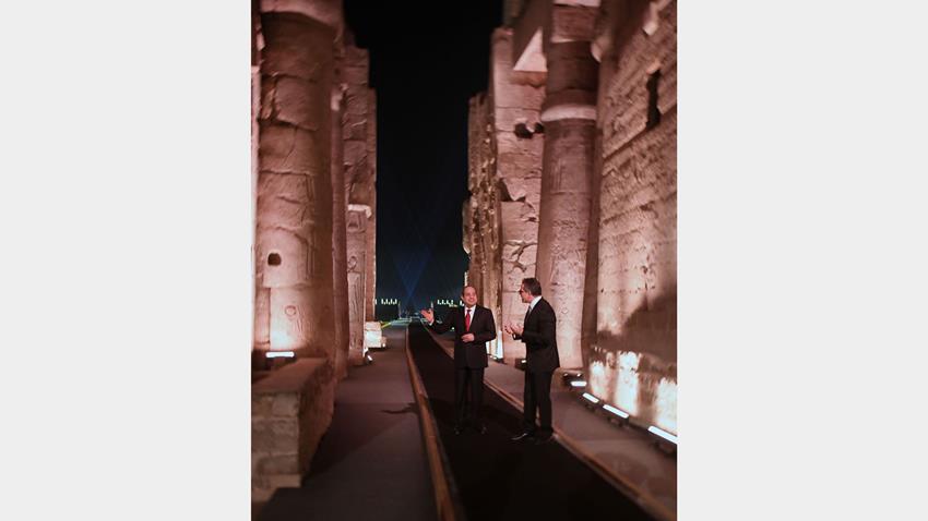 Inauguration of the Rams (Al-Kebash) Road, the Avenue of the Sphinxes