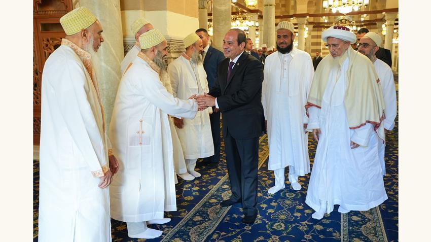 President El-Sisi Inaugurates Al-Sayeda Zainab Mosque