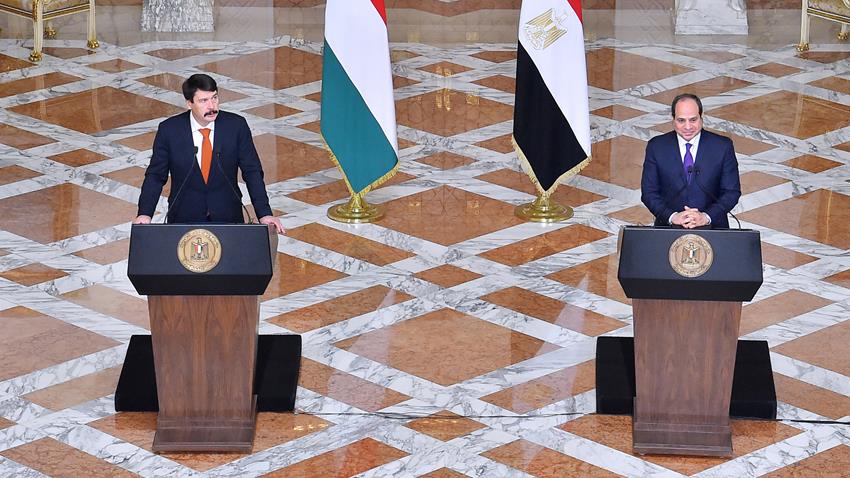 El-Sisi's Speech in Press Conference with Hungarian President